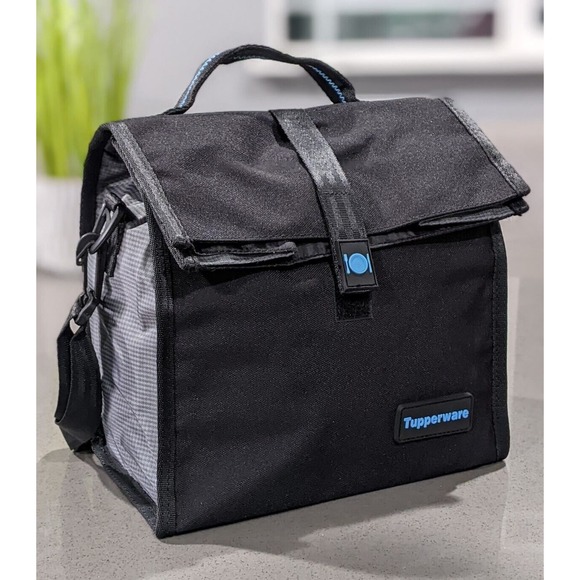 Tupperware | Kitchen | Tupperware Insulated Lunch Bag Black | Poshmark